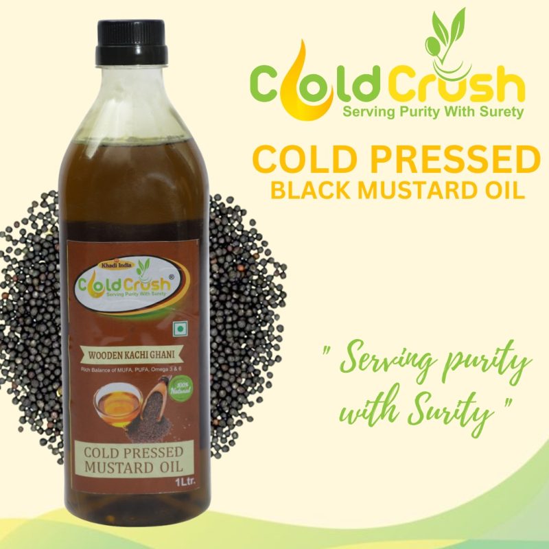 Cold Pressed Black Mustard Oil - Cold Crush